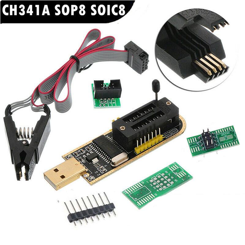 POSSBAY CH341A Programmer Test Clip SOP8 Eight-pin BIOS Clip Wide And ...