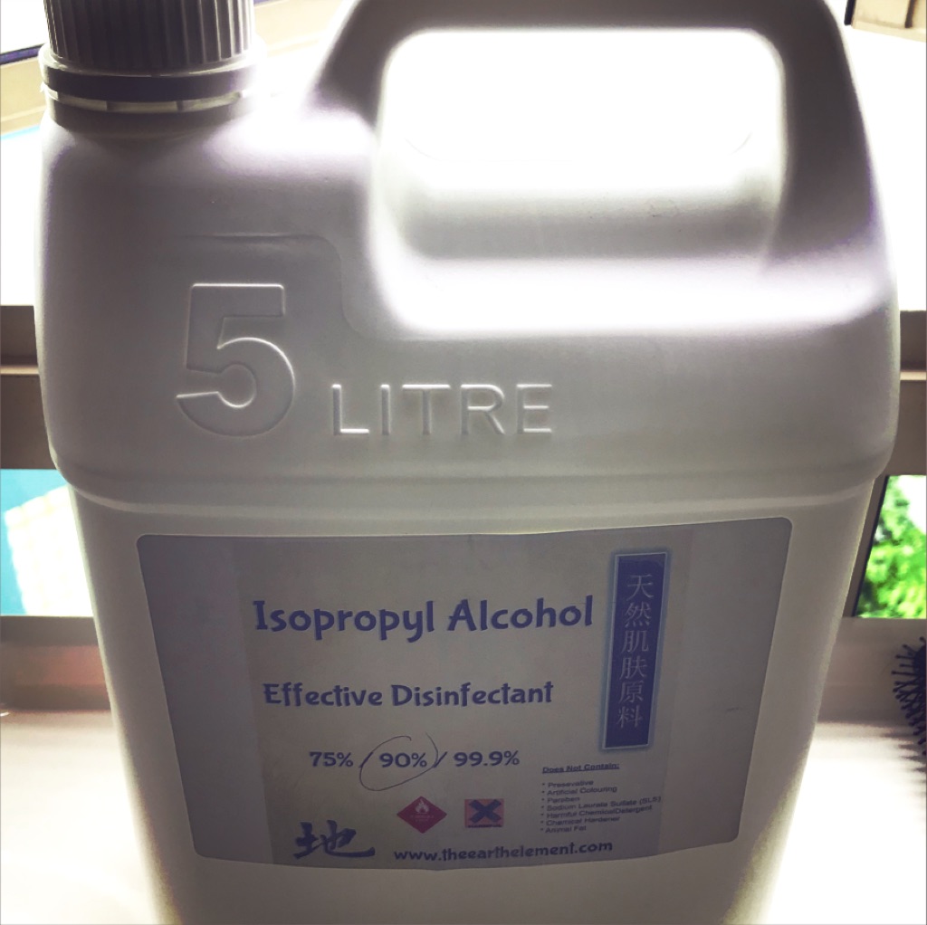 Effective Disinfectant 75% Isopropyl Alcohol (5L) Kills 99.9% Germs ...