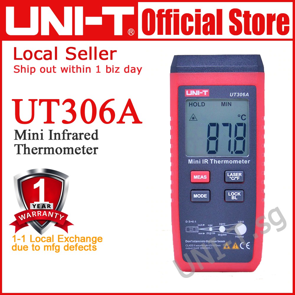 Uni-T UT306A Mini Infrared Thermometer | Shopee Singapore Uni-T UT306A Mini Infrared Thermometer | Shopee Singapore