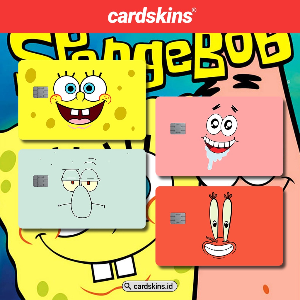 Spongebob EDITION PT2 | Garskin/atm Card STICKER/ATM Card SKIN/DEBIT ...