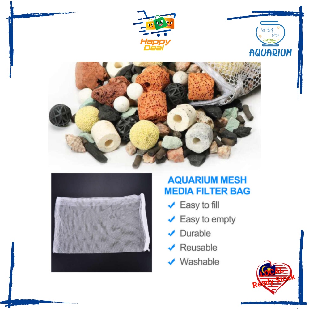 HappyDeal Empty Aquarium Fish Tank Filter Media Filtration Material ...