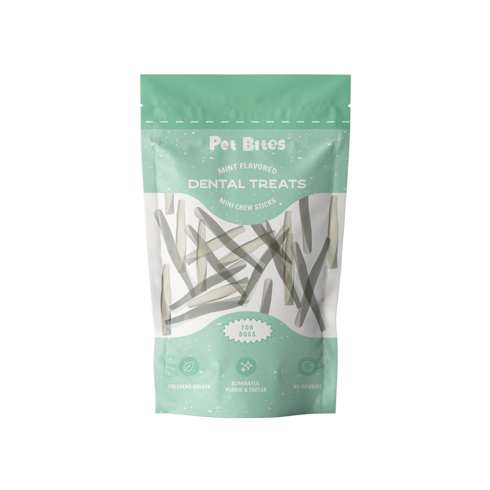 Pet Bites Mint Mini Chew Sticks Dental Treats 200g | Shopee Singapore
