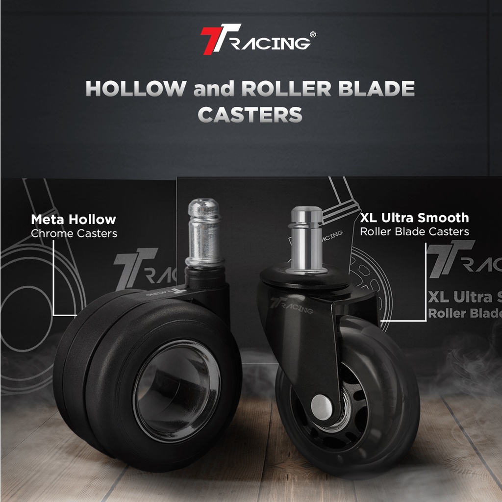 TTRacing Gaming Chair Castors Wheels Office Chair Roller Casters - Set ...