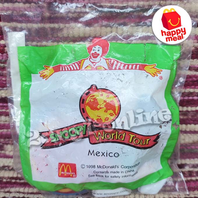1998 Mcdo Snoopy World Tour - MEXICO (Sealed) | Shopee Singapore
