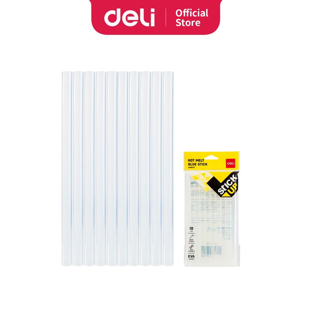 Deli Hot Melt Glue Gun Refill 11 x 200mm EA29912 | Shopee Singapore