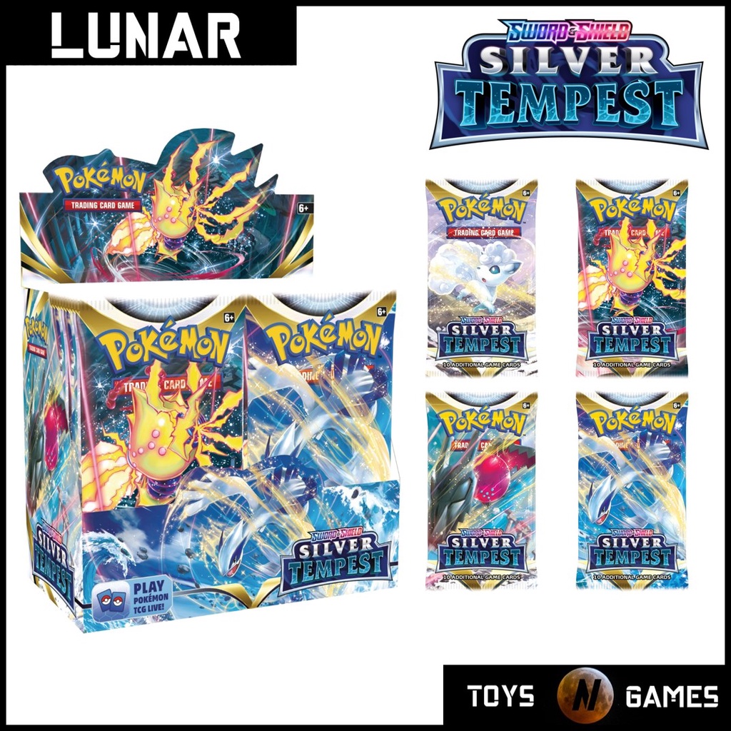 Pokemon TCG SS12 Silver Tempest Booster Box | Shopee Singapore