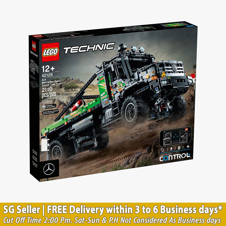 LEGO 42129 Technic 4x4 Mercedes-Benz Zetros Trial Truck | Shopee Singapore