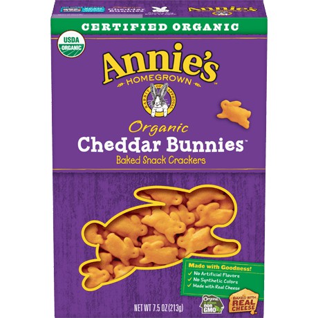 Annie's Homegrown - Organic Crackers, Cheddar Bunnies Snack | Shopee ...