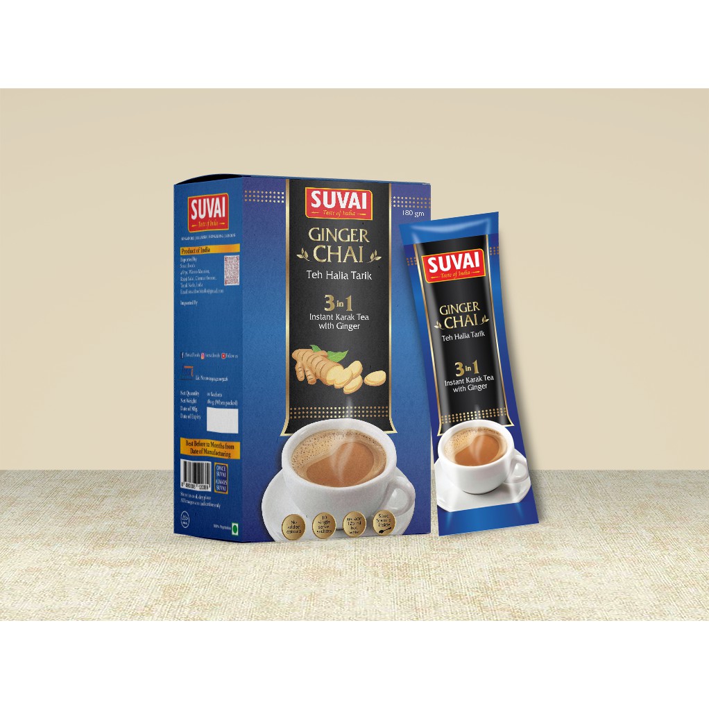 Ginger Premix Tea / Chai ( 3 in 1 / 10pcs / 180 gm) | Shopee Singapore