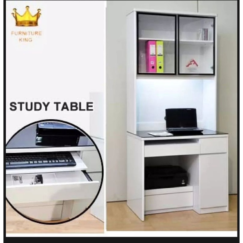White Study Table | Shopee Singapore