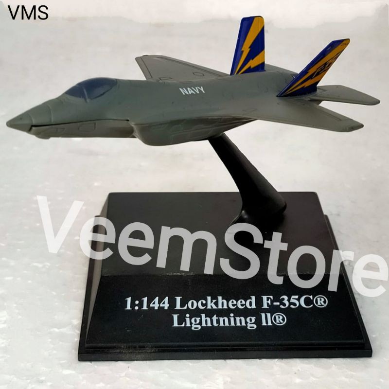 Die Cast 1:144 Fighter Aircraft F-35c Lockhead Lighting II [newray ...