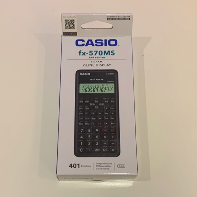 Casio scientific calculator New model ( 2nd edition) | Shopee Singapore
