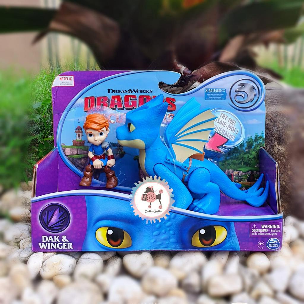 Dreamworks Dragons Rescue Riders Dak & Winger | Shopee Singapore