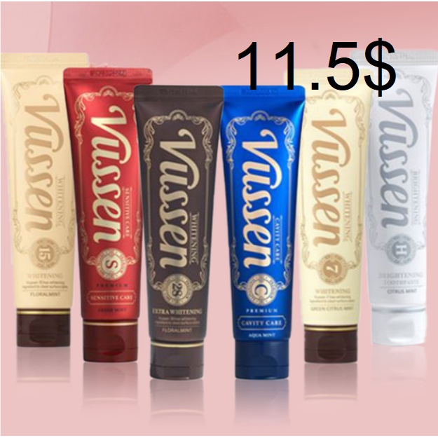 [Korean No.1 Whitening Toothpaste ] ★Vussen Premium Toothpaste★ (6 type) | Dentist Toothpaste ...