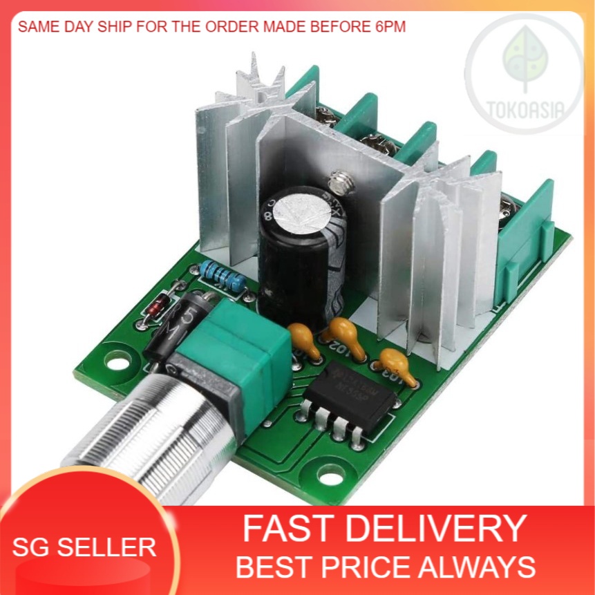 (Local Stock) 6V-12V 6A DC Motor Speed Control Pulse Width Modulation ...