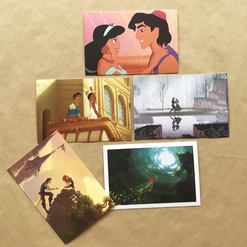 Disney Princess Postcard - Set D060 (5 pcs) | Shopee Singapore