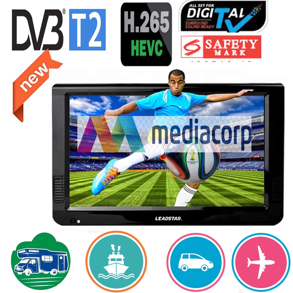 Leadstar Hot Sell Singapore 10 Inch 1024x600 Portable Mini Digital TV ...