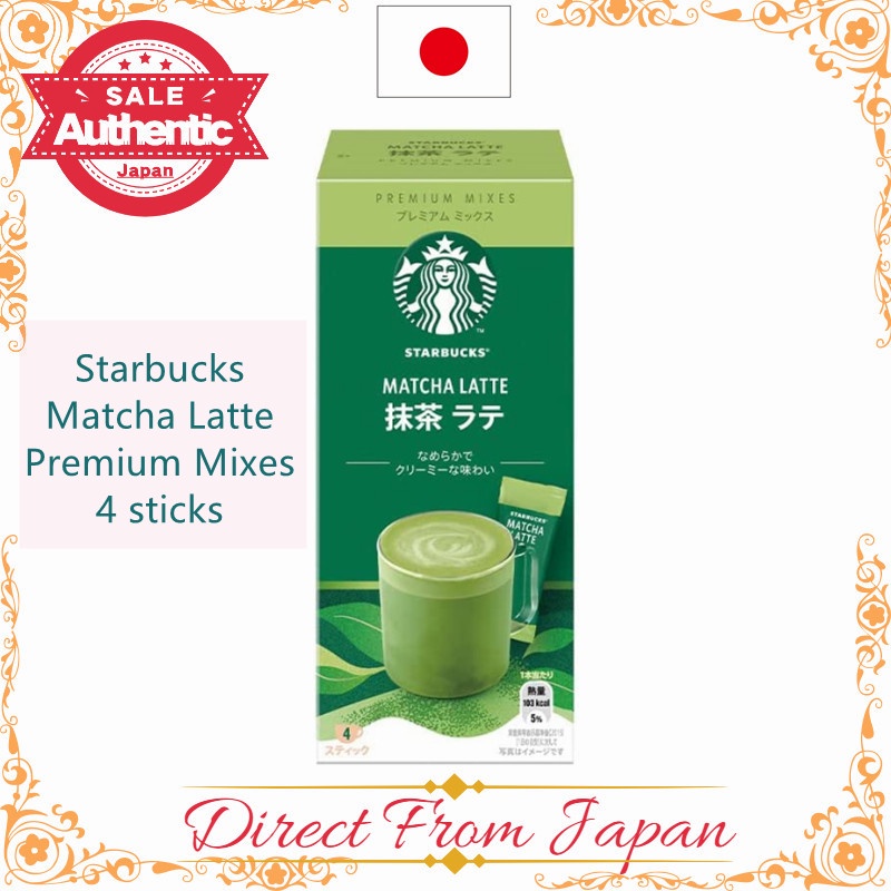 【Direct from Japan】Starbucks Matcha Latte Premium Mixes 4 sticks ...