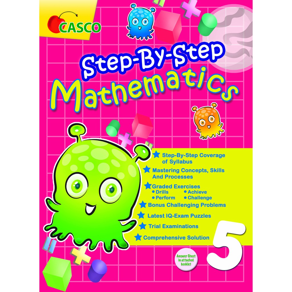 Step by Step Mathematics Primary 5 by Casco - Revised Edition | Shopee Singapore