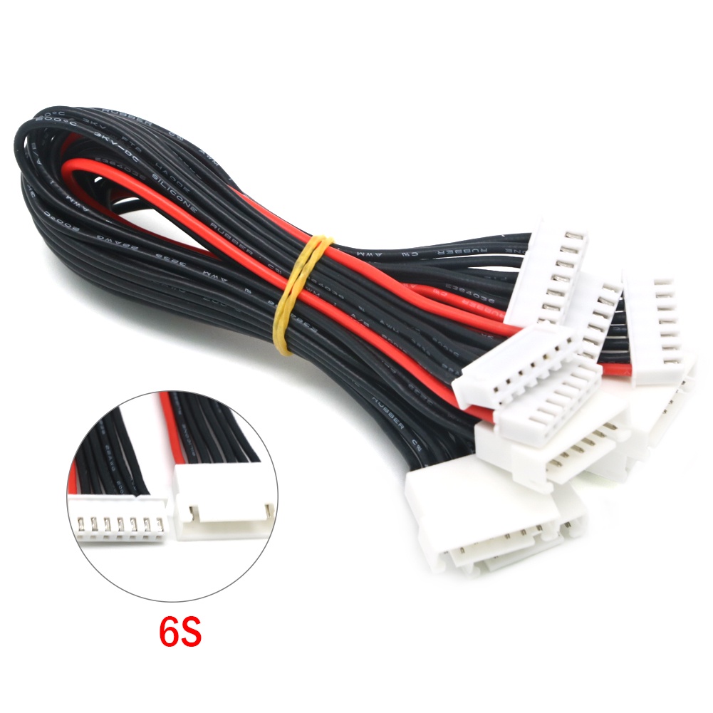 5pcs JST-XH 1S 2S 3S 4S 5S 6S 20cm 22AWG Lipo Balance Extension Charge ...