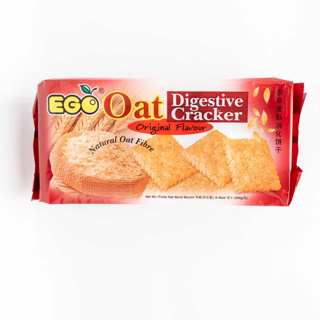 Ego Oat Digestive Crackers - Original Flavour 240G | Shopee Singapore