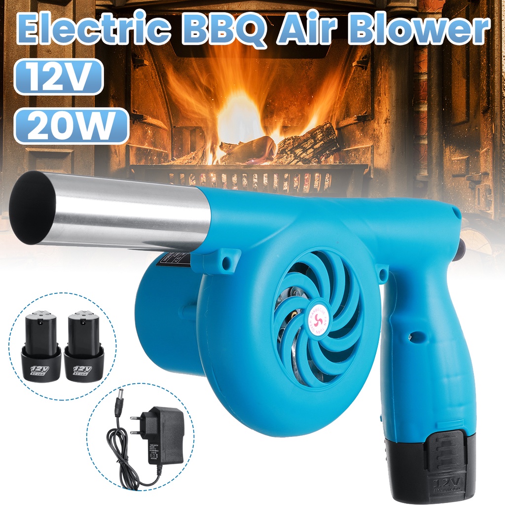 Outdoor Barbecue Fan Wireless Electric Air Blower Portable BBQ Grill ...