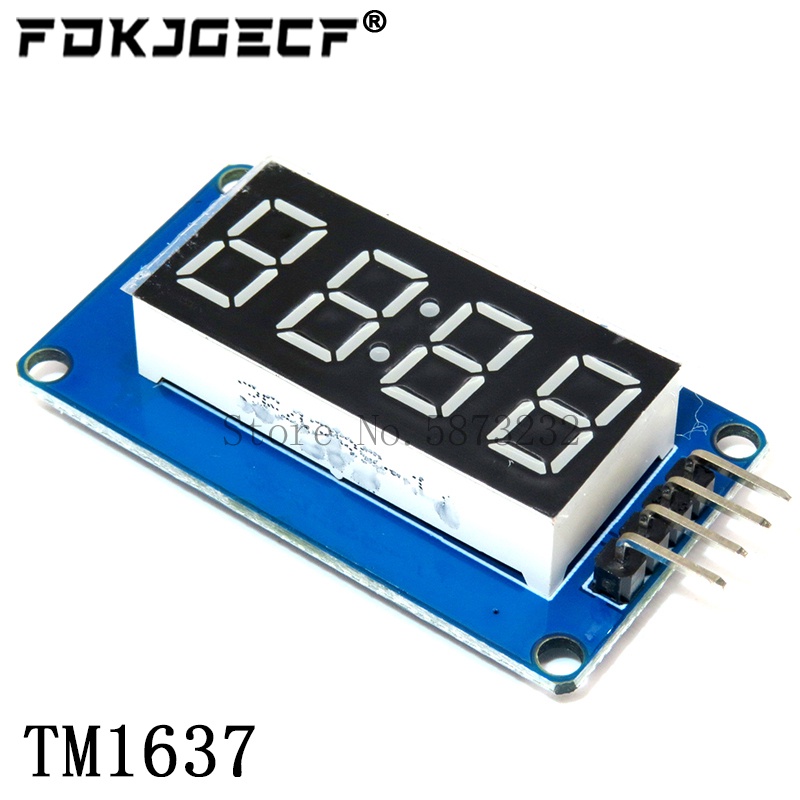 TM1637 4 Bits / TM1638 / MAX7219 8 bit Digital LED Display Module 7 ... TM1637 4 Bits / TM1638 / MAX7219 8 bit Digital LED Display Module 7 ...