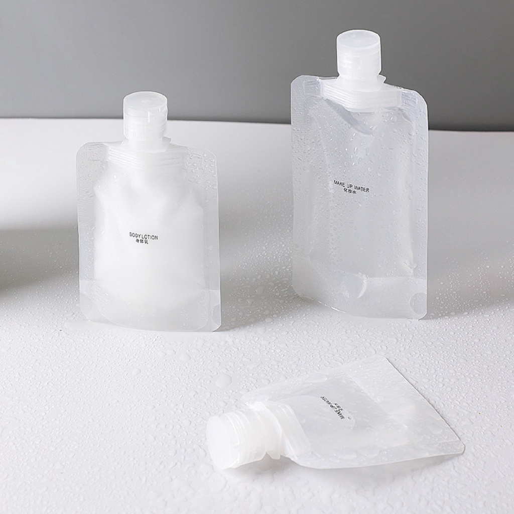 30/50/100ml Travel Foldable Lotion Packing Bag Portable Body Wash ...