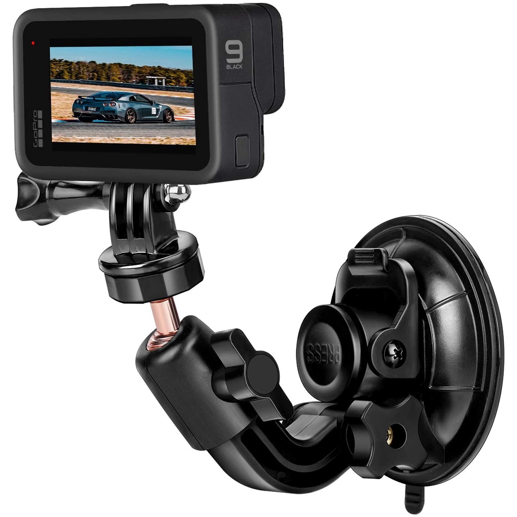 Car Suction Cup Mount for GoPro/DJI Osmo 360/ACTION 5 Pro 4 3/Insta360 ...