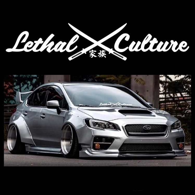 JDM Demon Slayer Lethal Culture Reflective Car Stickers Vehicle Door ...