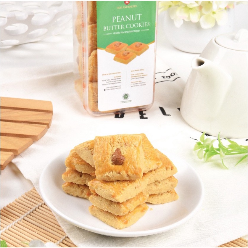 Holland Bakery Peanut Butter Cookies 250g / Cashew Nut Cookies / Peanut ...