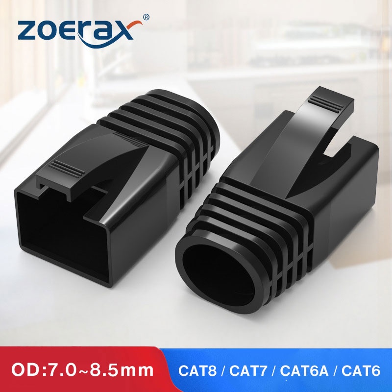 ZoeRax 50PCS RJ45 Ethernet Network Cable Strain Relief Boots Cable ...