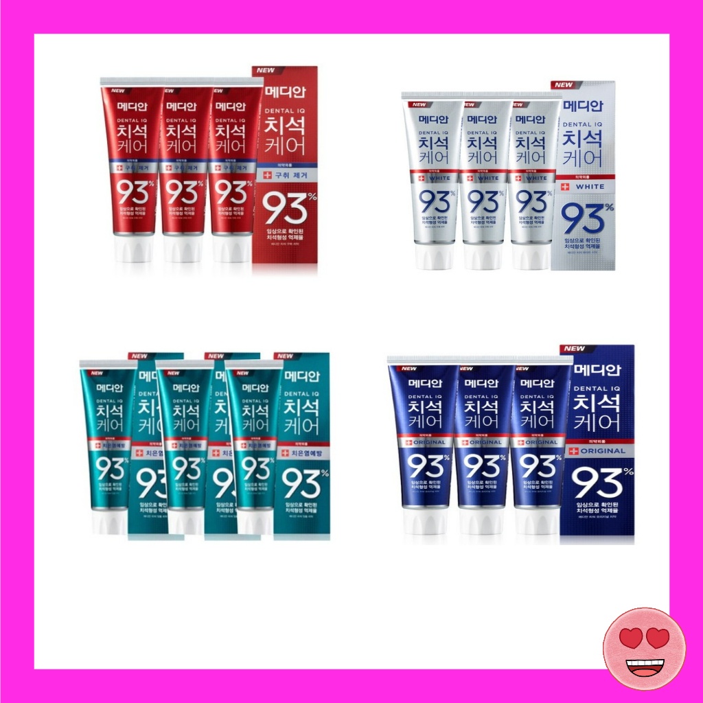 Amore Median Toothpaste 120gx3pcs (White, gum care, original, tartar ...