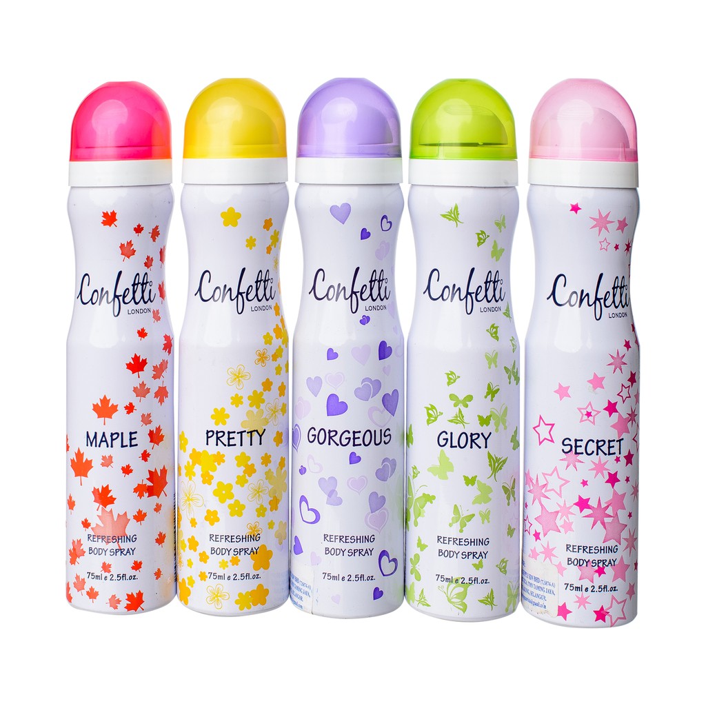 Confetti London Body Spray 75ML | Shopee Singapore