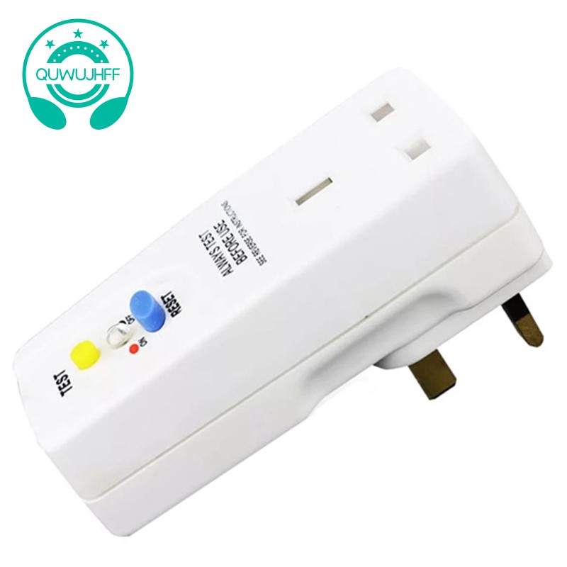 Uk Plug 13A Gfci Leakage Protection Plug Rcd Socket Home Circuit ...