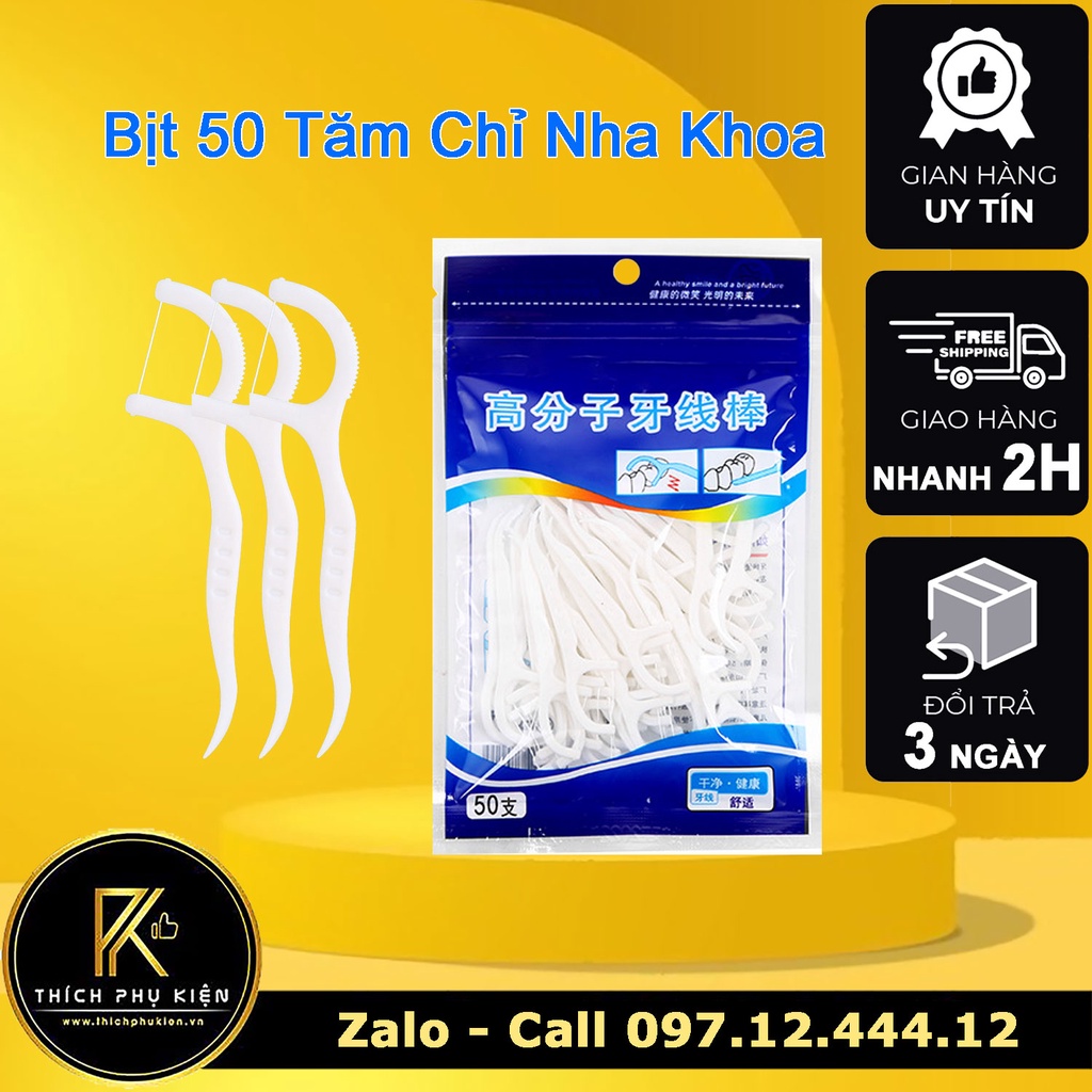 Set Of 50 Premium Japanese Dental Floss Toothpicks For Oral Hygiene ...