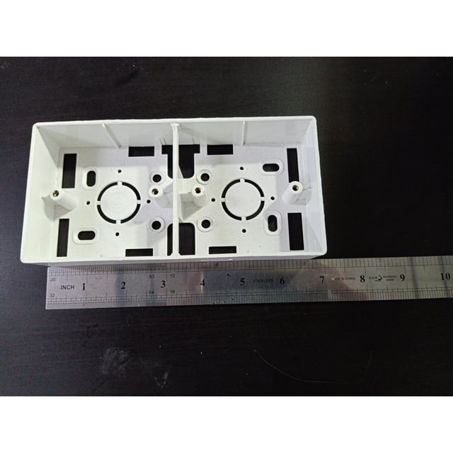 Solid Pvc Surface Type Nut Box Electrical Base Plug Socket Cover Switch ...