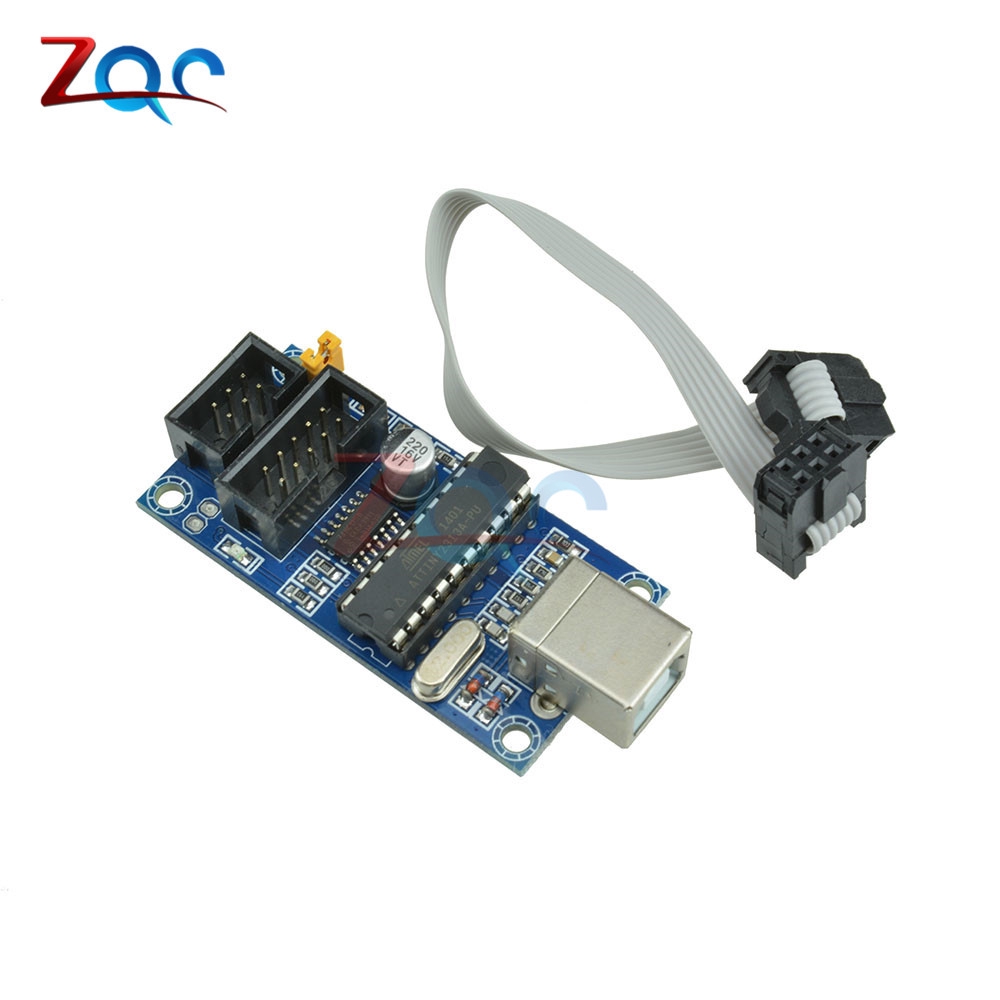 USBTiny USBtinyISP AVR ISP programmer bootloader Meag2560 6pin Programming | Shopee Singapore