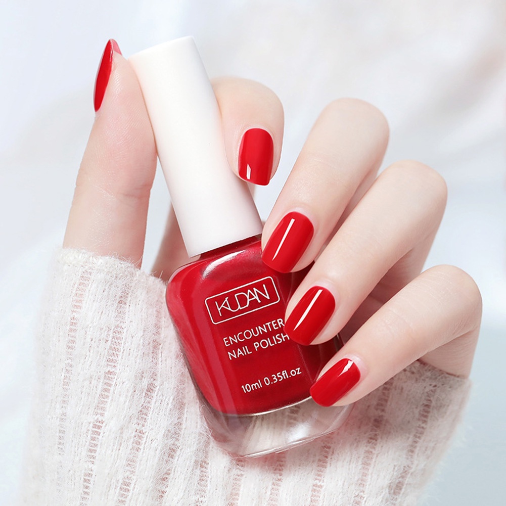 Kudan Water-based Nail Polish No-bake Long-lasting Quick Dry Tearable ...