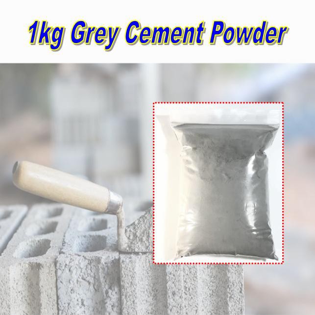 GREY CEMENT POWDER ABOUT 1KG | Shopee Singapore
