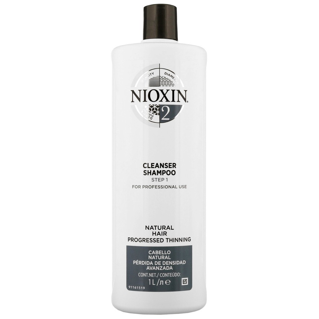 NIOXIN System 2 Cleanser Shampoo For Natural Hair With Progressed ...