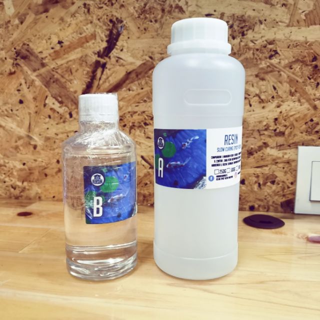 Crystal Clear Slow Cure Epoxy Resin 1kg | Shopee Singapore