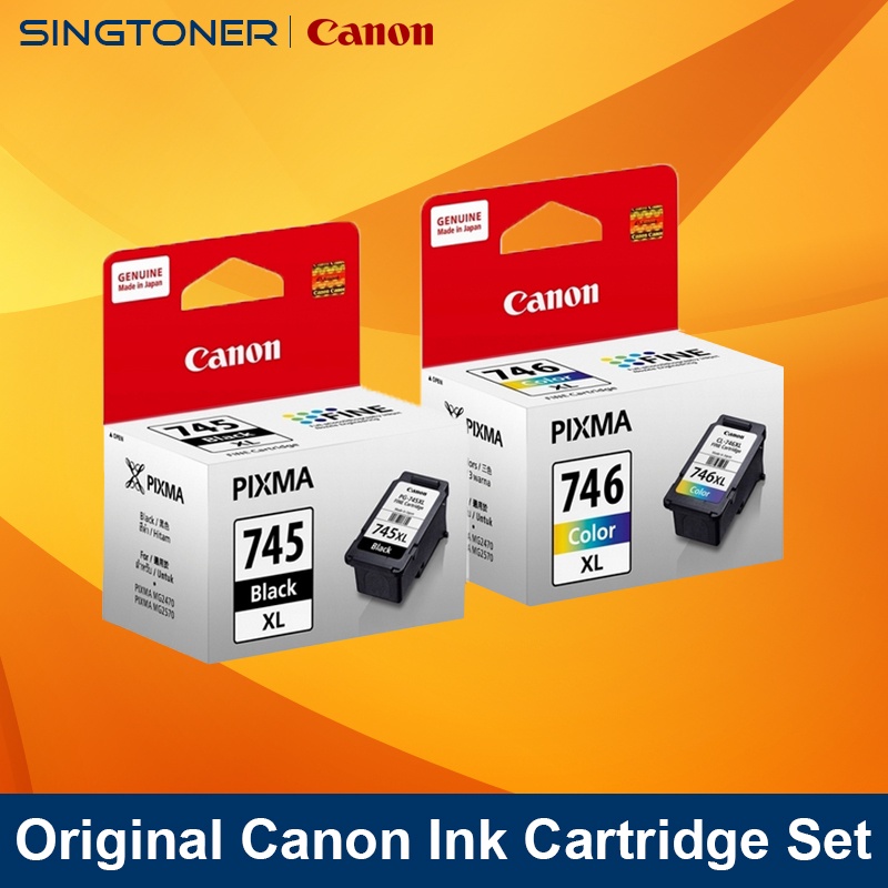 Canon 745XL Black 746XL Colour Ink MG2570s MG3070s MG2570 MG3070 TS307 ...
