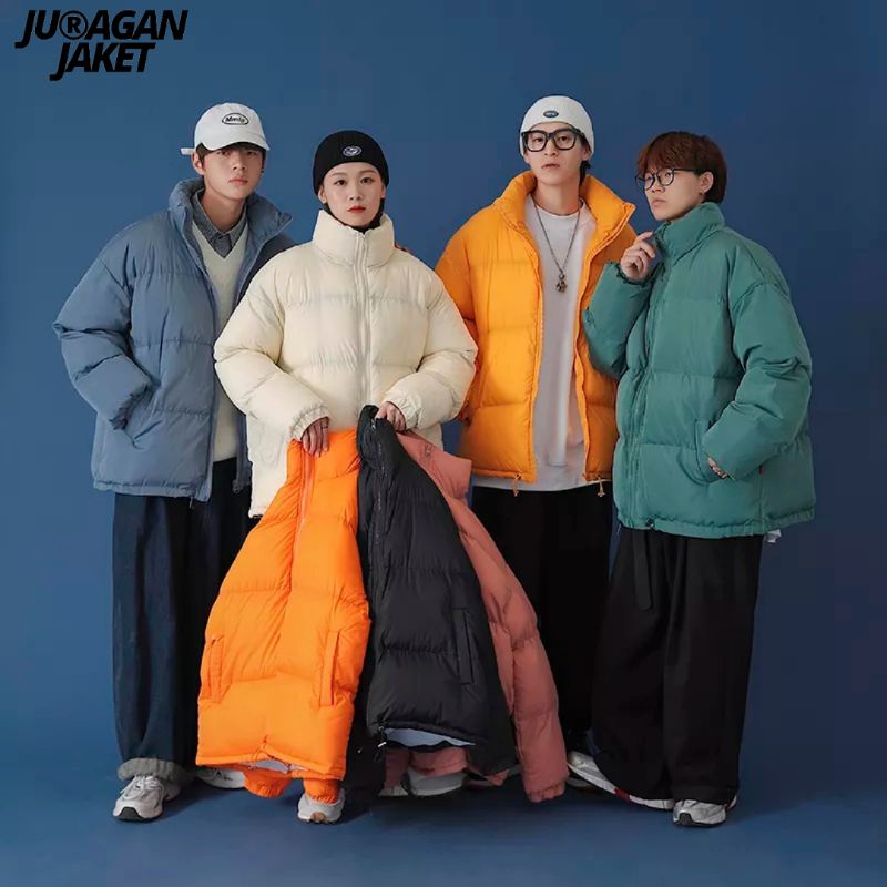 Harajuku Colorful Bubble Coat Winter Jacket Men/Women Jacket Hiphop ...