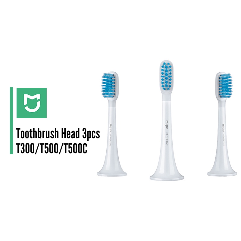 Xiaomi Mijia T300/T500/T500C Replacement Toothbrush Head 3PCS Sensitive CN | Shopee Singapore