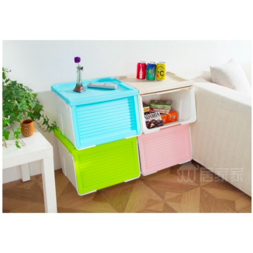 Modular/Stackable Storage Box (with sliding lid) | Shopee Singapore