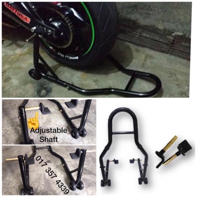 Paddock Stand z800 er6 versys yamaha r15 r25 r6 xj6 r1 suzuki gsxr 600 ...