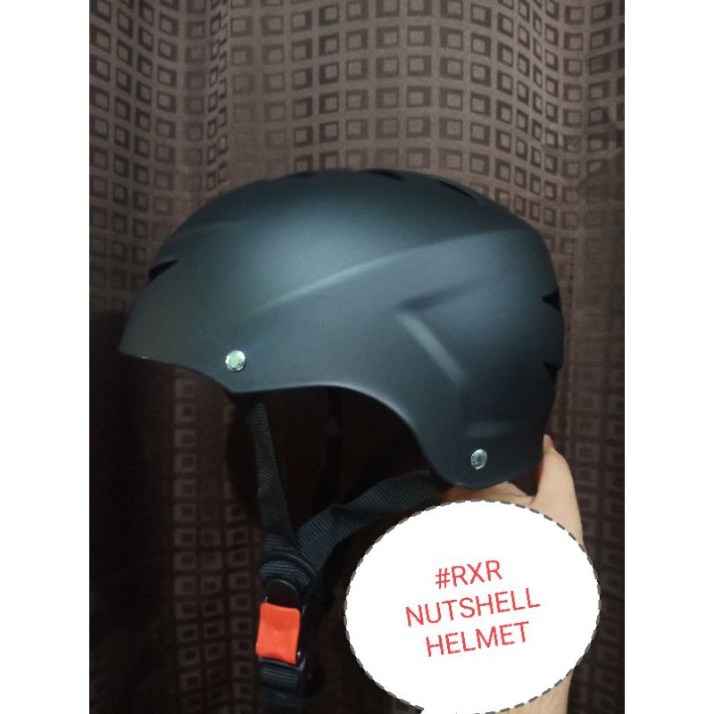 RXR NUTSHELL HELMET ( matte black only ) | Shopee Singapore