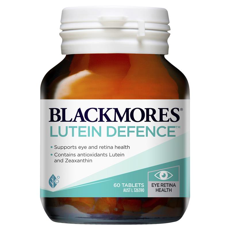 Blackmores Lutein Defence 60 Tablets Jun 2024 - Eye Macula, Retina ...