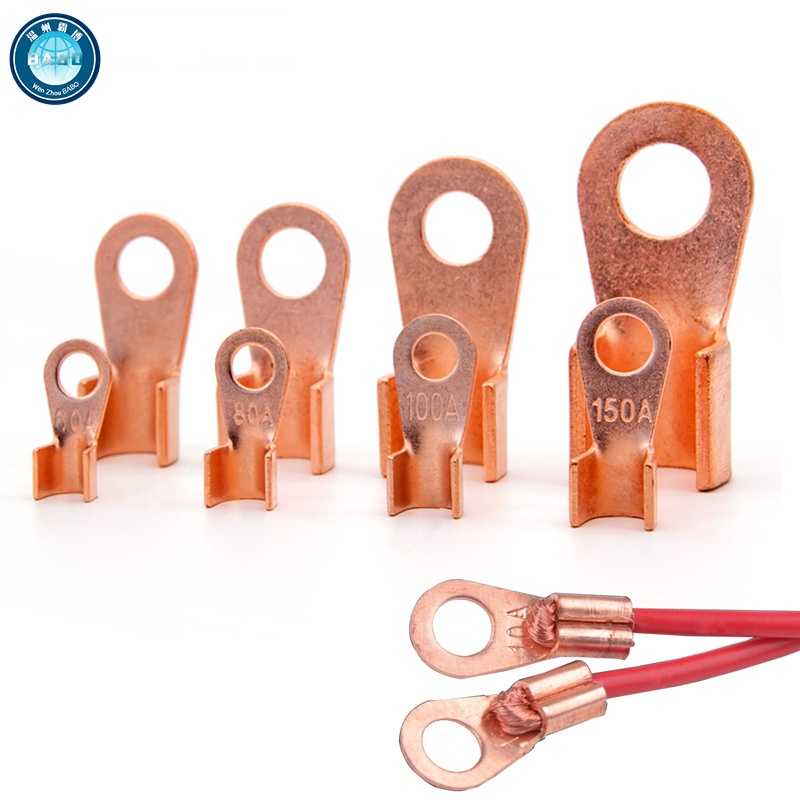 Open copper cable connector, connection for nose, crimp ring | Shopee ...